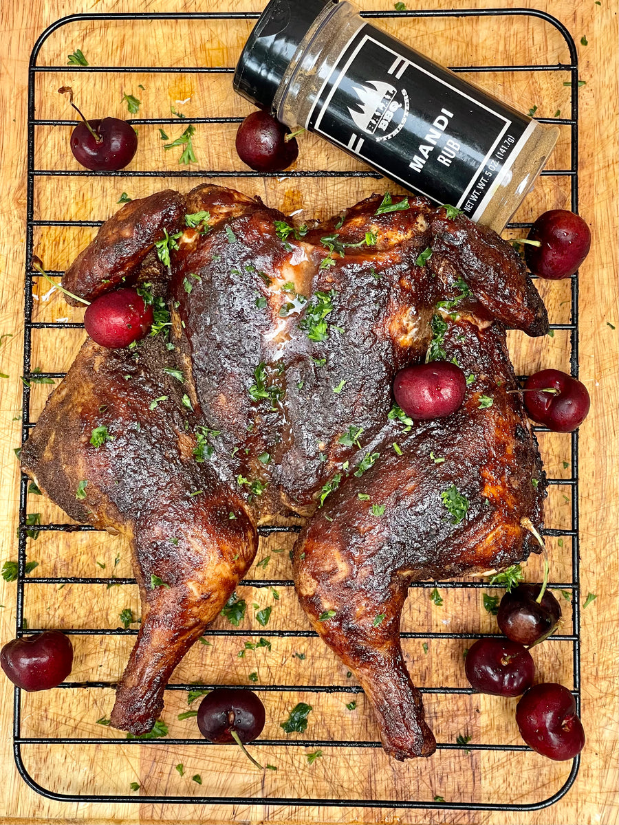 Cherry-BBQ Glazed Chicken Mandi – Halal BBQ Pitmasters